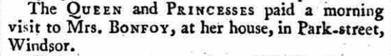 Anne Eliot Bonfoy (1729 - 1816)